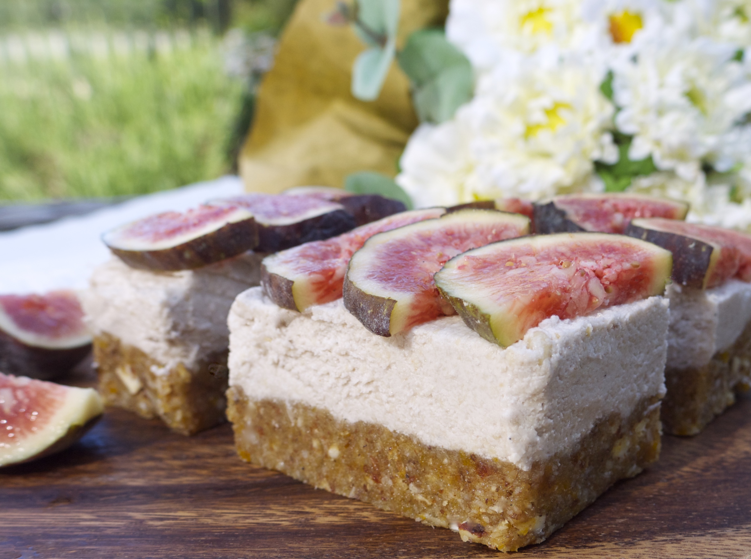 Fig and Coconut Cream Slices - Rosanna Davison Nutrition
