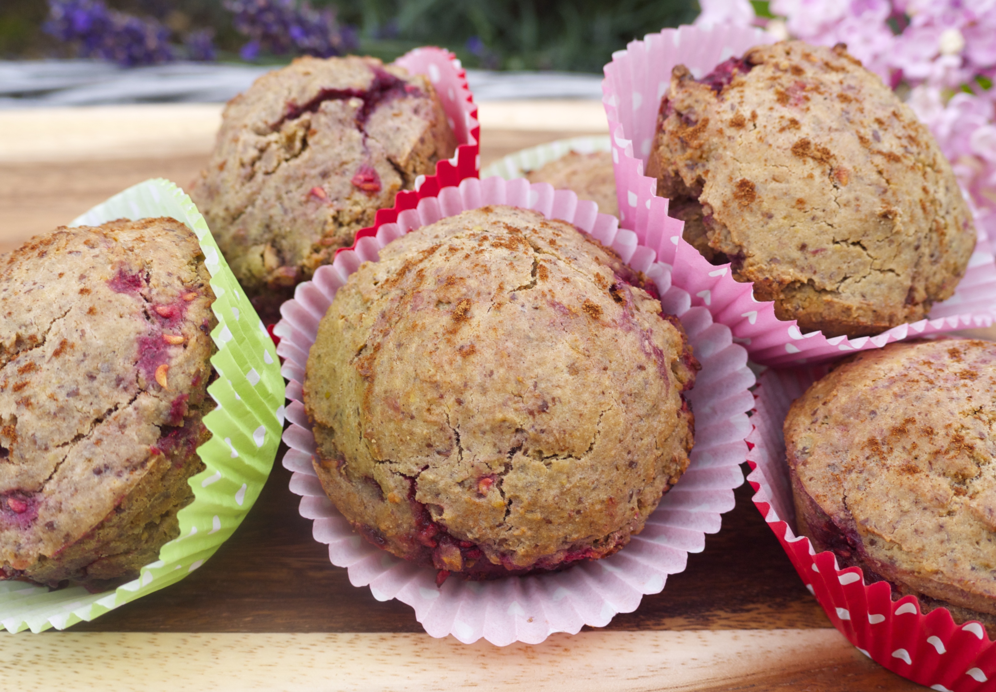 Raspberry and Vanilla Muffins - Rosanna Davison Nutrition
