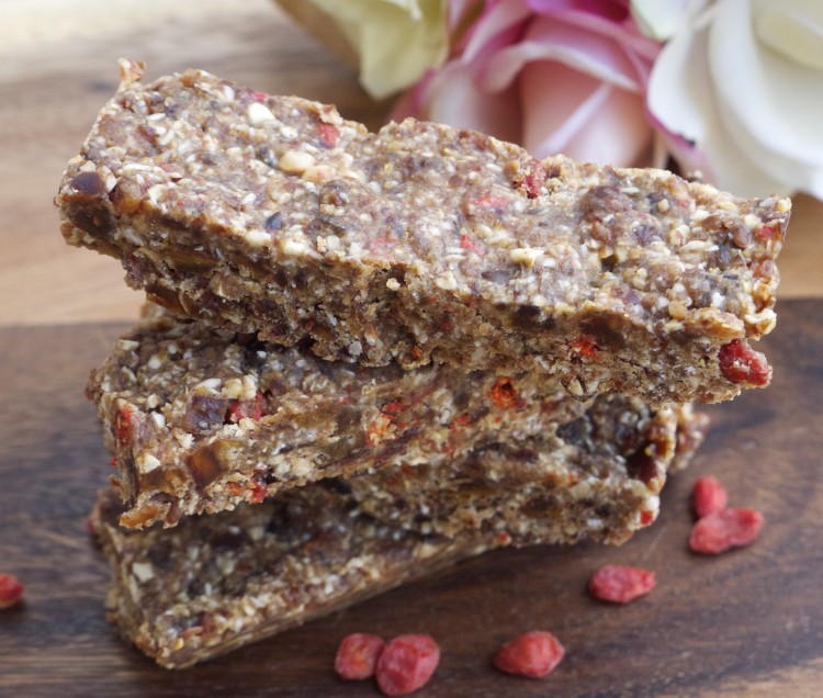 Spiced Goji Superfood Bars - Rosanna Davison Nutrition