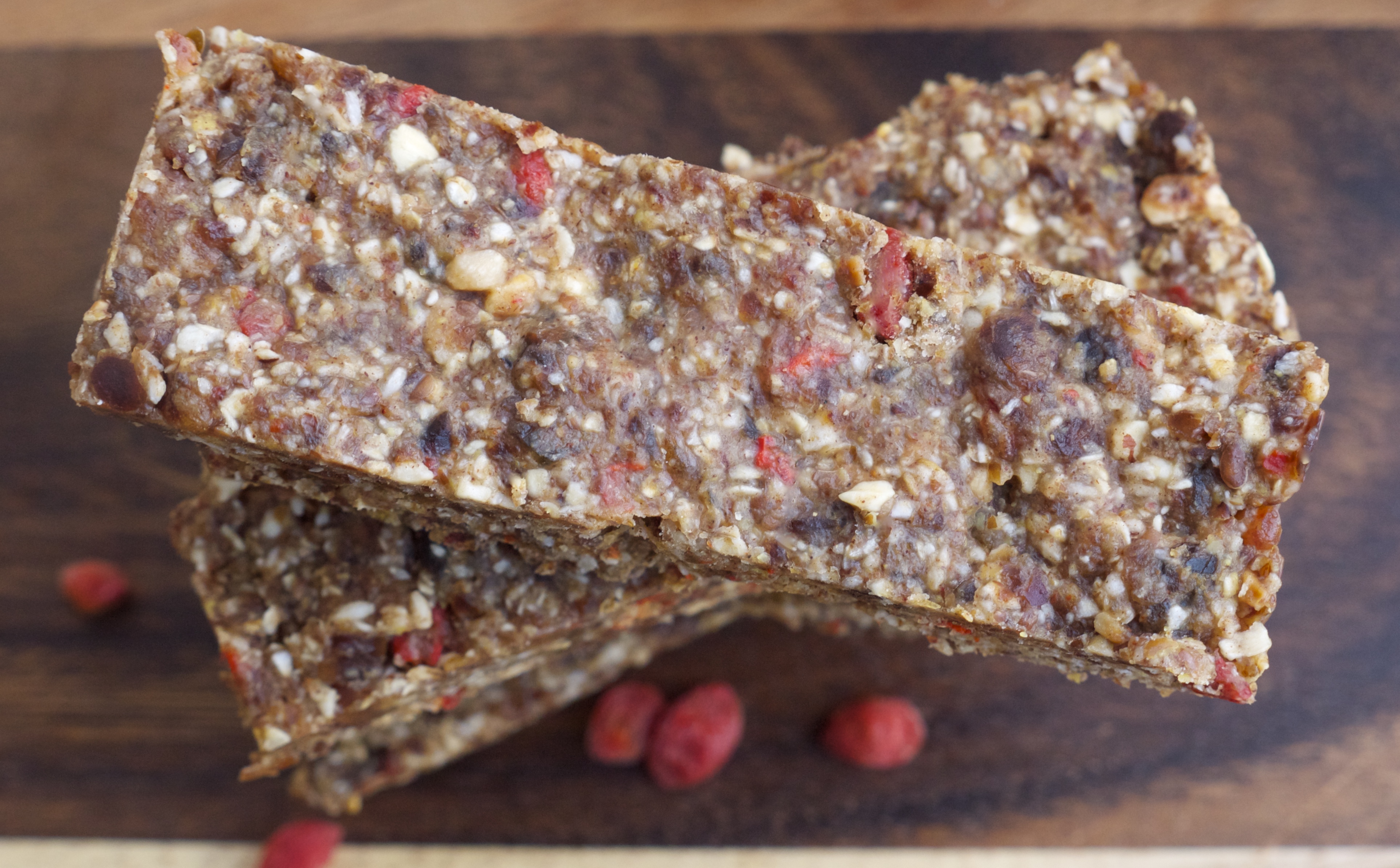 Spiced Goji Superfood Bars - Rosanna Davison Nutrition