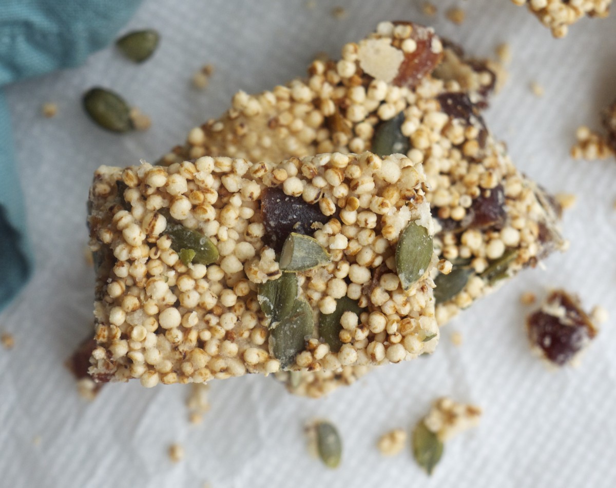 Crispy Quinoa Pop Bars - Rosanna Davison Nutrition