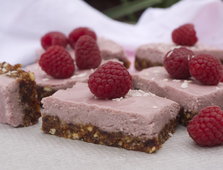 Raspberry Cream Slices - Rosanna Davison Nutrition