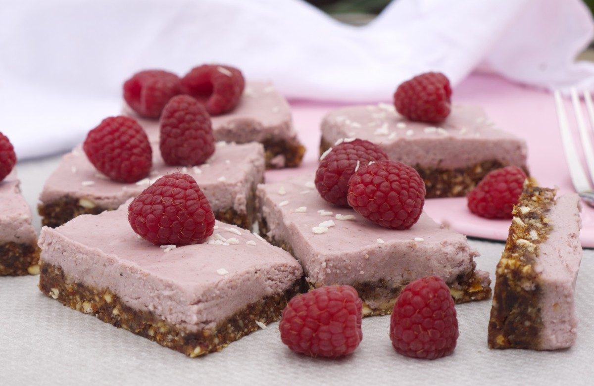 Raspberry Cream Slices - Rosanna Davison Nutrition