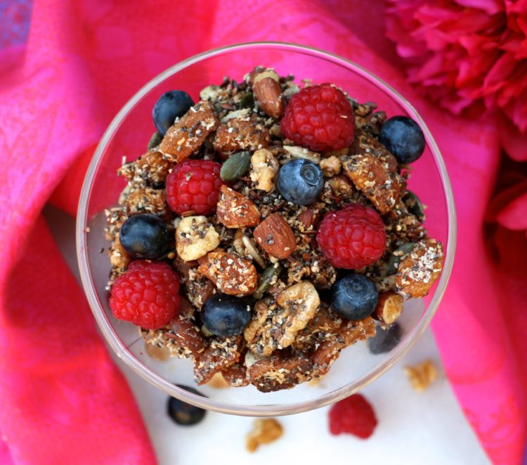 Maple, Walnut and Apricot Granola Parfait - Rosanna Davison Nutrition